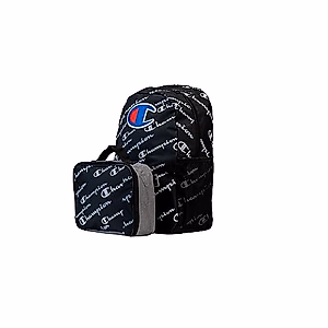 Champion Unisex Munch Backpack Lunch Kit Combo – Black – One Size