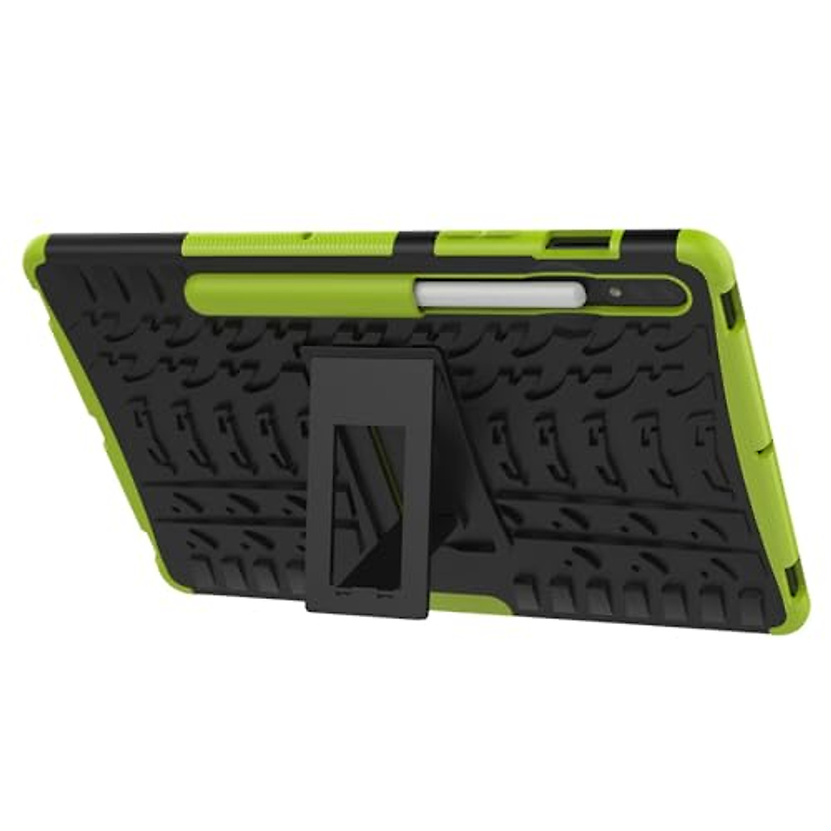 DWaybox Tablet Case for Samsung Galaxy Tab S9 FE SM-X510/X516B 10.9 inch Released 2023, 2in1 Dual Layer Combo Rugged Heavy Duty Shockproof Protective Cover with Kickstand -Green