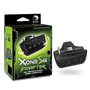 Brook Xone SE Adapter - Type C Version, for XB Elite Series 2 and XB X/S Controllers on XB X/S, Switch, PS4 Gaming Consoles and PC(XID), Supports Motion Control, Turbo, Remap, Audio Function