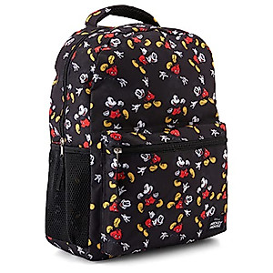 Mickey Mouse Allover Bookbag Backpack - Mickey Mouse Allover School Bag - Backpack for Boys, Girls, Kids, Adults (Black)