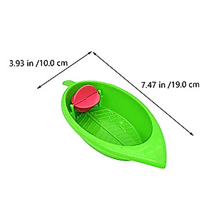 Mipcase Bird Bathtub- Parakeet Bird Bath Shower Tub Indoor Aaccessories for Pet Small Birds Parrots, Green