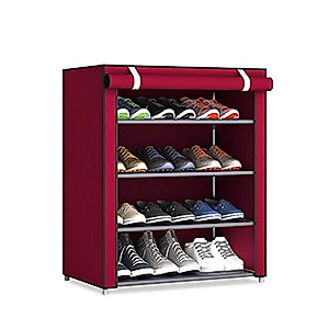 N/A Dustproof Non Woven Fabric Shoes Rack Shoe Shelf Home Storage Bedroom Dormitory Hallway Cabinet Organizer Holderr