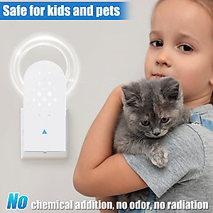 Stingmon Fruit Fly Traps for Indoors, Plug-in Fly Trap Indoor with UV Light, Flying Insect Trap Mosquito Catcher Killer for Gnat, Moth, Flies with 5 Pcs Glue Boards