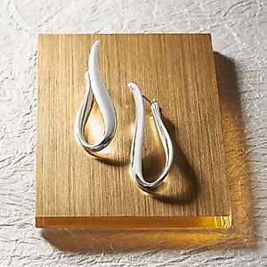 Ross-Simons Italian Sterling Silver U-Shaped Hoop Earrings