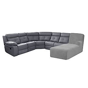 ULTICOR Additional Chaise Cover (Light Grey, Large - Right Chaise)