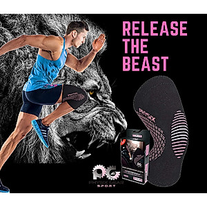 PHYSIX GEAR Knee Support Brace - Premium Recovery & Compression Sleeve for Meniscus Tear, ACL, MCL Running & Arthritis - Best Neoprene Stabilizer Wrap for Crossfit, Squats & Workouts (Single Pink L)