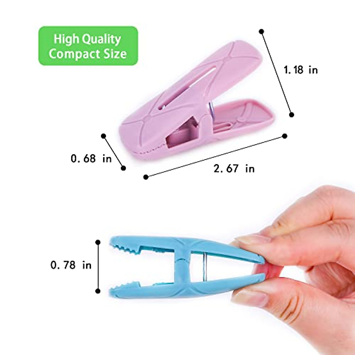 Chip Clips, Clips, Bag Clips, Clothespins, Chip Clip, Clip, Plastic Clothes Pin, Clips for Food Packages, 36Pcs