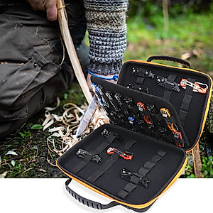 Knife Display Case,62 Slots Knife Case,Knife Storage,Butterfly Knives Storage Organizer,Pocket Knives Collection Protector Butterfly Knives Case For Survival Tactical Outdoor EDC Mini Knife