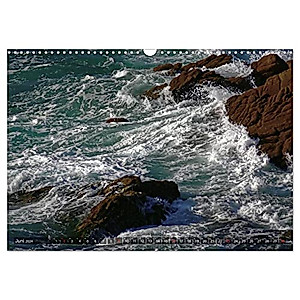 Rock in the surf (Wall Calendar 2024 DIN A3 Landscape), CALVENDO 12 Month Wall Calendar