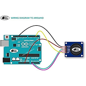 DIYables Joystick for Arduino, ESP32, ESP8266, Raspberry Pi, 4 pieces