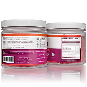 Biotin & Vegan Collagen Bundle, Gummies for Hair Growth, Healthier Skin & Nails (Bulk 90 Gummies), Collagen Booster Superfruit Complex with Resveratrol, Vitamin A, E, C - Replace Capsules, Pills