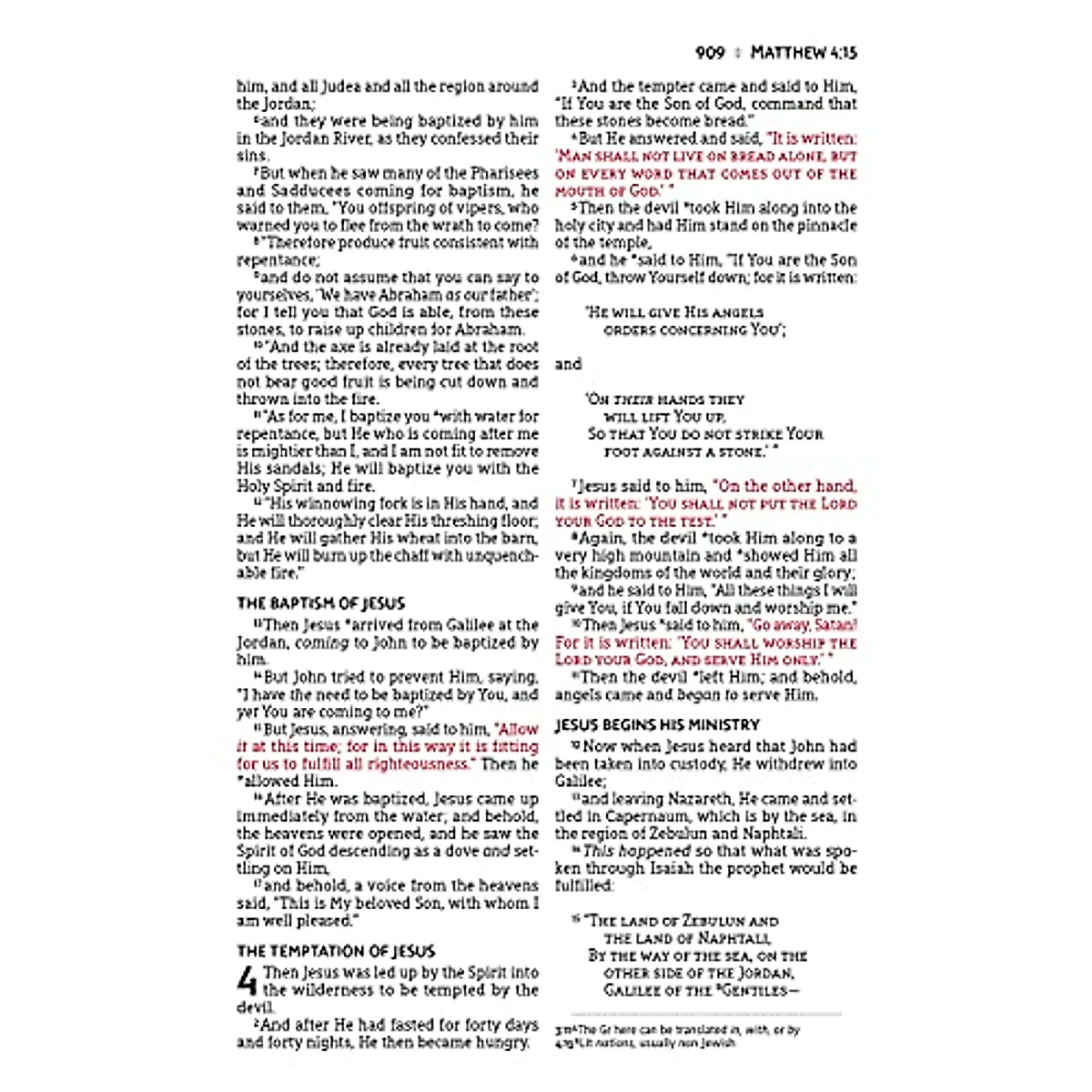 NASB, Thinline Bible, Leathersoft, Black, Red Letter, 2020 Text, Comfort Print