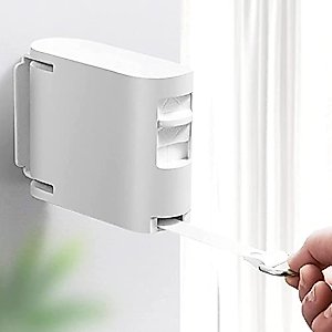 Wakatipu Retractable Clothesline, Indoor Outdoor Clothes Line， Automatic Retractable Clothesline with Fixed Hanging Hole13.8ft. Can Bear 44lb,Adjustable,Hanging Lock to Prevent Sagging (Standard)