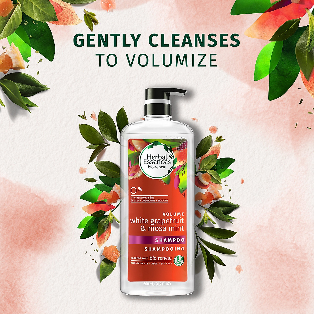 Herbal Essences Bio Renew White Grapefruit & Mosa Mint Hair Shampoo - 20.2 fl oz