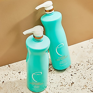 Malibu C Hard Water Wellness Shampoo and Conditioner Duo - Hydrating Hair Care for Shine & Manageability - Protects from Waterborne Elements That Cause Dry, Damaged Hair (33.8oz)