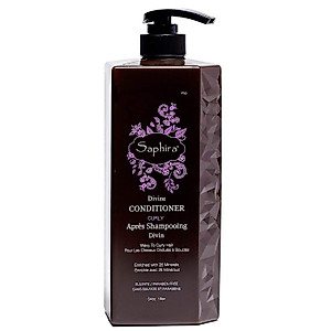 Saphira Divine Curly Conditioner, Sulfate-Free, Paraben-Free, Hydrates, Defines and Softens Curly, Wavy, Multi-Textured, Thick Hair