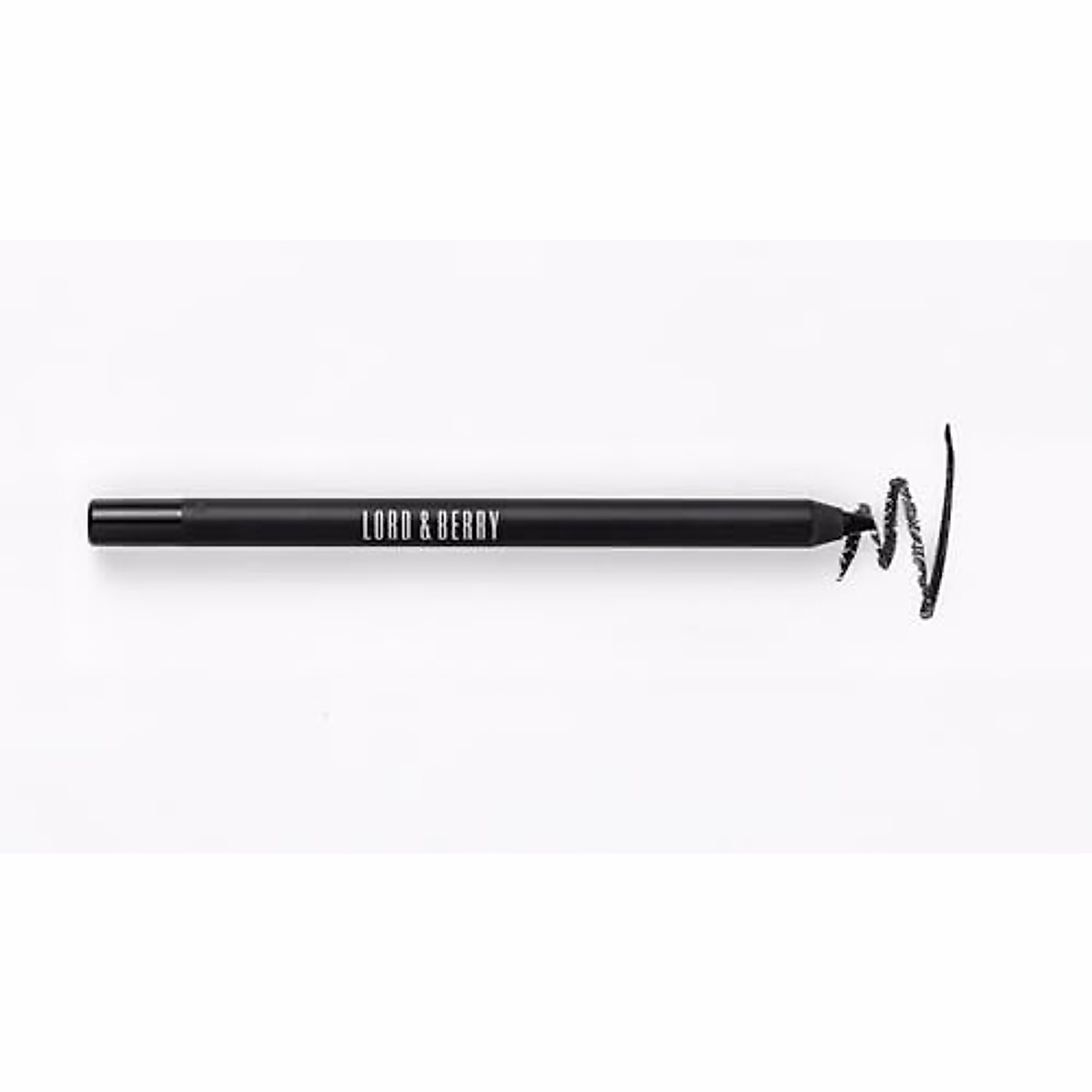 Lord & Berry SMUDGEPROOF Eye Liner - Soft & Creamy VEGAN Formula, Long Lasting Morning to Night Waterproof Eyeliner Pencil, Easy to Use Eye Makeup - Black Eyeliner
