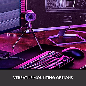 Logitech for Creators StreamCam Premium Webcam for Streaming and Content Creation, Full HD 1080p 60 fps, Premium Glass Lens, Smart Auto-Focus, for PC/Mac – Graphite