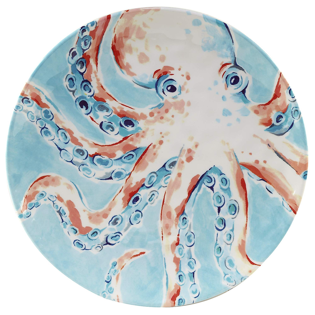 Certified International Deep Sea 2 pc Melamine Platter Serving Set, Multicolor