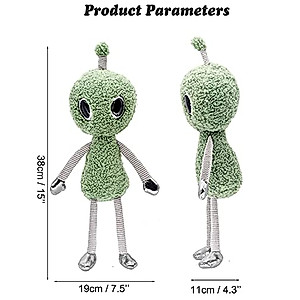 HWD Cute Alien Plush Doll, 15'' Soft Plushies Stuffed Extraterrestrials Toy Gifts for Kids, Toddler, Birthday, Valentines, Christmas