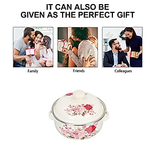 Stew Pot Sauce Enamel Pots Enamel Stew Pot Casserole Steam Pot Stockpot Stew Pot Soup Pot Earthen Pot Cookware For Dinner Banquet Party Enamel Pot Saucepan Earthenware Pot