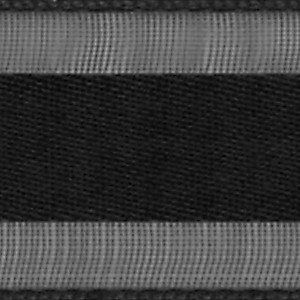 Offray 5/8" Wide Sheer Edge Satin Craft and Decorative Ribbon, 9 Total Feet, Black
