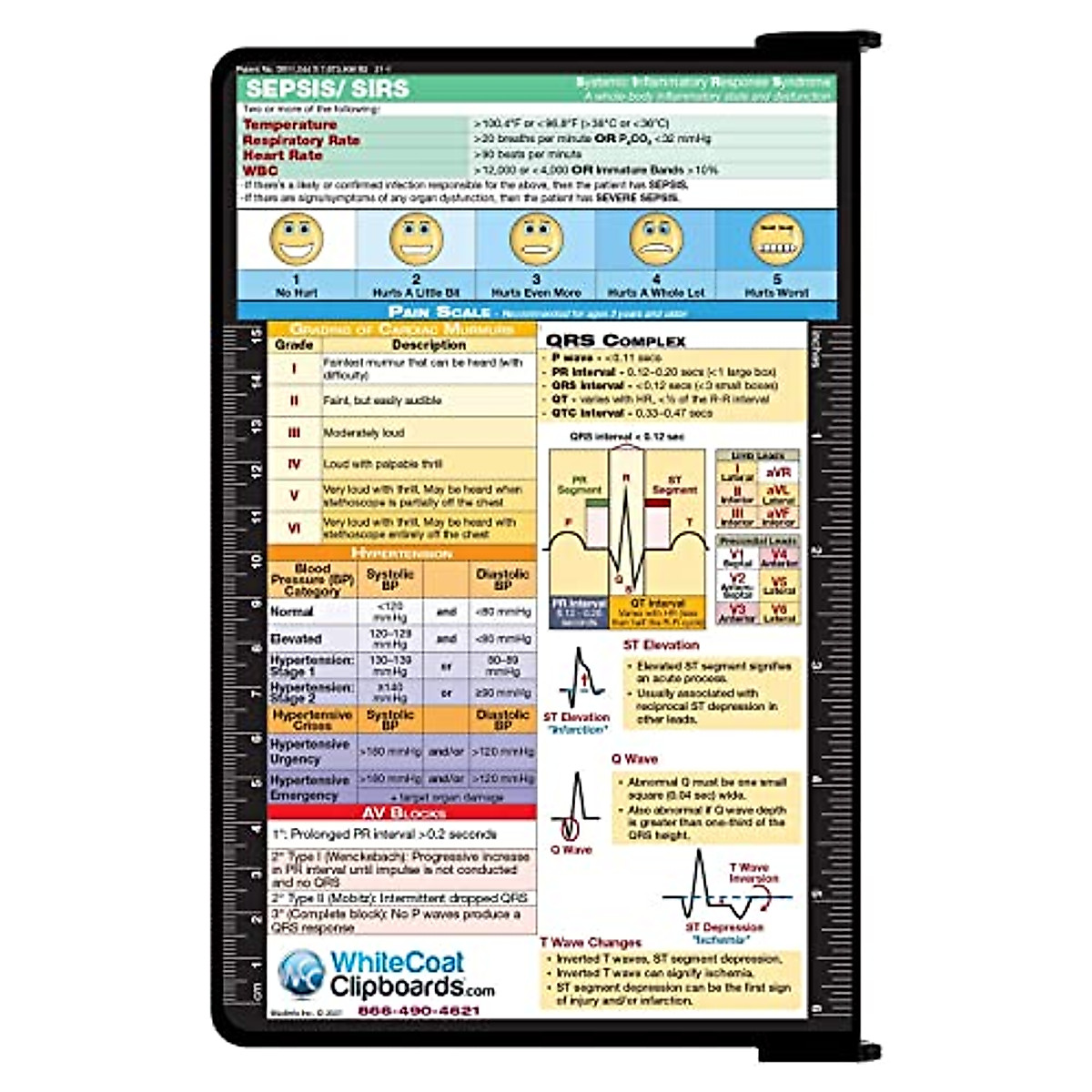 WhiteCoat Clipboard® - Black Nursing Edition