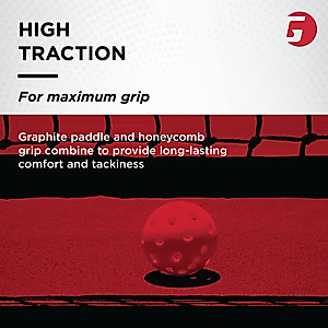 GAMMA Sports Compass LH NeuCore Pickleball Paddle, Graphite Power Surface and Honeycomb Grip, Compass Two-Handed