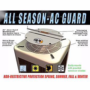 AC Guard All Season LEAF-86 -AIR Conditioner Cover 24" for Outside