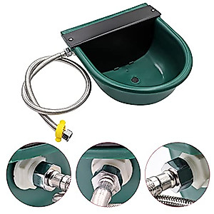 MUDUOBAN Automatic Dog Water Bowl Cattle Horse Float Valve Sheep Goat Calf Sow Large Animal Waterer by Livestocktool