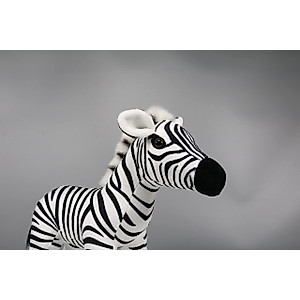 Ice King Bear Wild Animal Stuffed Animals Zoo Family Plush Toy (Zebra 11 Inches)