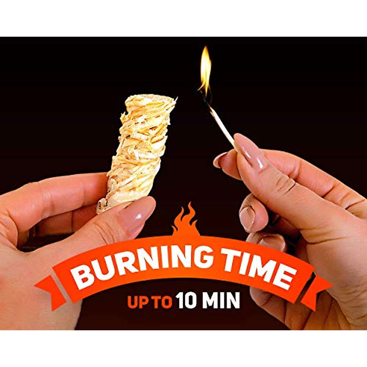 Zorestar Fire Starters XXL 120+ pc - Eco firelighters for Indoor and Outdoor Use and Fire Starter 60+ pc XXL Size - Сharcoal fire Starters