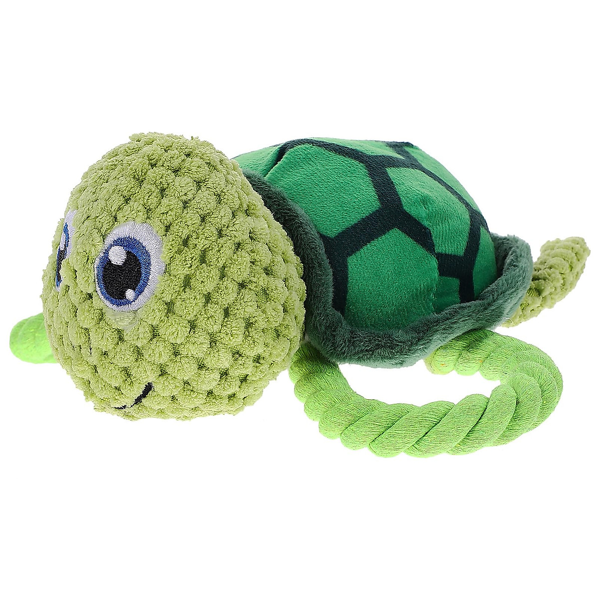 FRCOLOR Dog Toy, Puppy Chew Teething Toys, Tough No Stuffing Turtle Toys for Aggressive Chewers for Small Medium Large Dogs