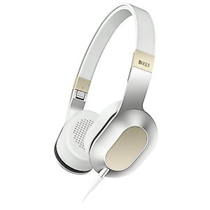 KEF M400 Hi-Fi On-Ear Headphones - Champagne White