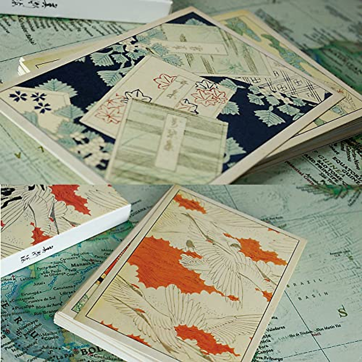 Vintage Art Postcards set of 30 Post card of Japanese Artist Korin Furuya Art Sea variety pack Famous Painting Scenery,4 x 6 Inches