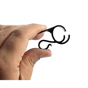 Camco RV Awning Valance Clips - Easily Hang Rope or Party Lights from Your RV's Awning Valance or Pop-Up Shelter - includes a Pack of (10) Clips (42709)