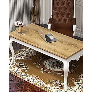 FunStick Brown Natural Wood Contact Paper Peel and Stick Wood Grain Contact Paper Self Adhesive Faux Wood Wallpaper Removable Wood Wall Paper for Countertops Cabinets Desk Shelves Thick 15.8"x78.8"