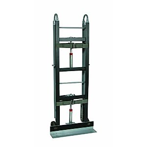 Wesco 272411 Aluminum Economical Appliance and Vending Truck with Auto Rewind Dual Ratchet, Moldon Rubber Wheels, 550-lb. Load Capacity, 61" Height, 12" Length x 24" Width