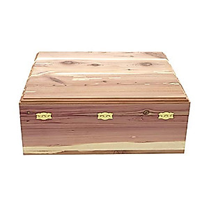 Cedar Essence Sweater/Storage Box with Lid & Dual Clasps UNFINISHED