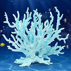 Besimple Artificial Aquarium Coral Ornament Plastic Fish Tank Plants Decoration for Aquarium Landscape