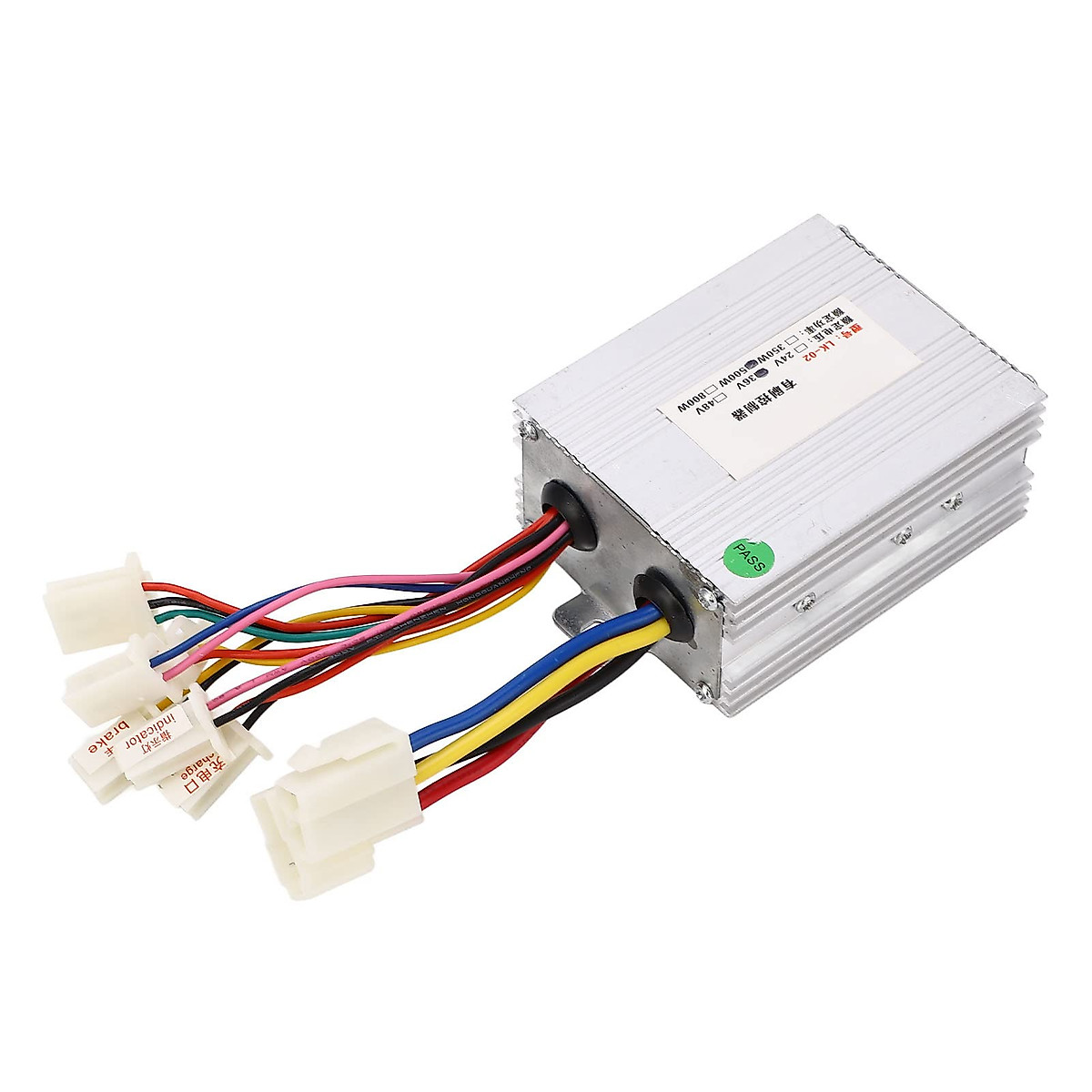 RiToEasysports 36V 500W Electric Controller Kit,Brush Speed Motor Controller with Throttle Pedal for Electric Motorcycle Tricycle