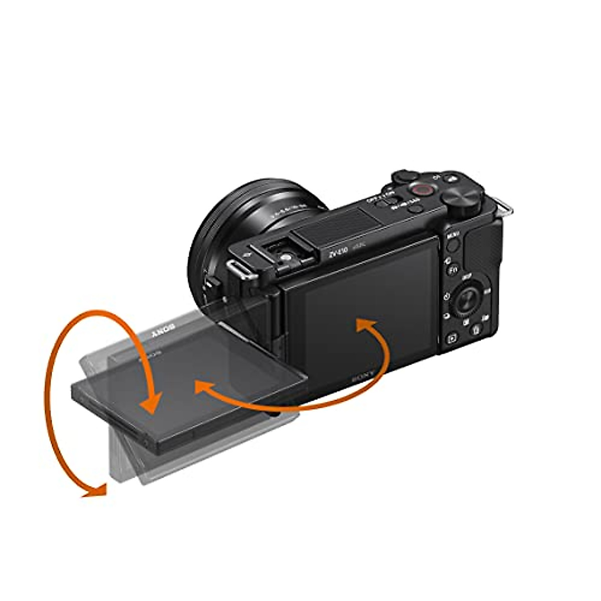 Sony Alpha ZV-E10 - APS-C Interchangeable Lens Mirrorless Vlog Camera - Black