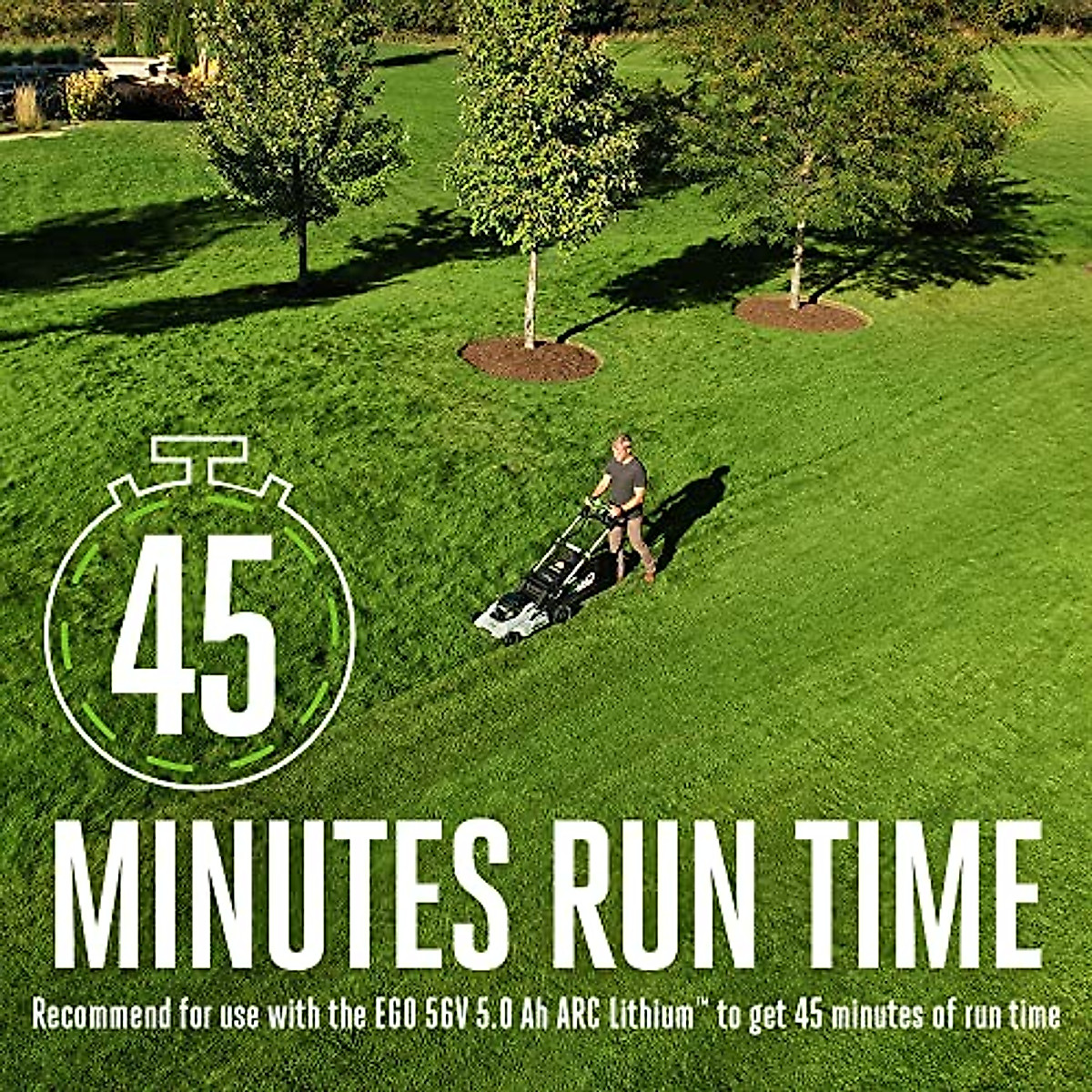 EGO Power+ LM2130 21-Inch 56-Volt Cordless Select Cut Lawn Mower Battery and Charger Not Included