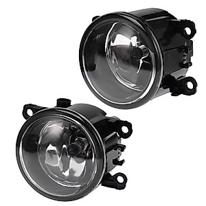 Saihisday Clear Lens Driving Fog Lights Bumper Lamps Bulbs Harness Bracket Replacement for Ford Focus S SE SEL Titanium 2012-2014 w/Harness (1 Pair, Left + Right)