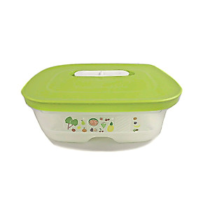 Tupperware Klimaoase Primaklima Fridgesmart Plus - Food Storage Container - Fridge-Safe - 800 Ml - Green
