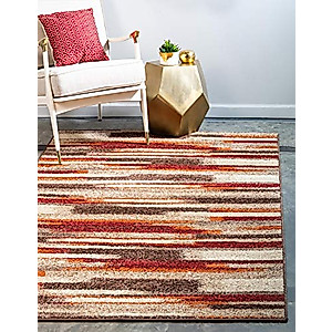 Unique Loom Autumn Collection Area Rug - Wheat (8' x 10' Rectangle, Multi/ Beige)