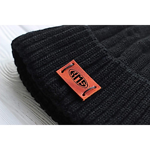 Personalized leather labels for handmade items, custom clothing labels