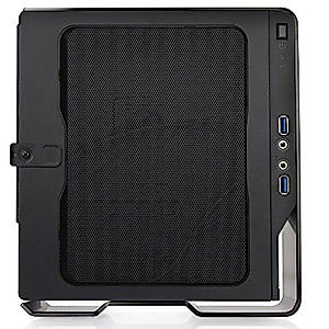 InWin Chopin SECC Mini-ITX Tower Case 150W Power Supply with 4 colors stickers inside, Black Aluminum