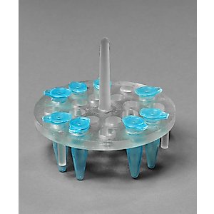 SP Bel-Art ProCulture Round Microcentrifuge Floating Bubble Rack; For 1.5ml Tubes, 20 Places, Fits in 1000ml Beakers (F18875-1000)