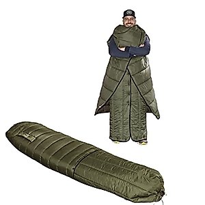onewind XL Top Quilt with Footbox, Deluxe Quilt Poncho Recycled Nylon Fabric Dupont Sorona Filling Lightweight and Portable Hammock Over Quilt Sleeping Bag Alternative for Camping Backpacking Hiking